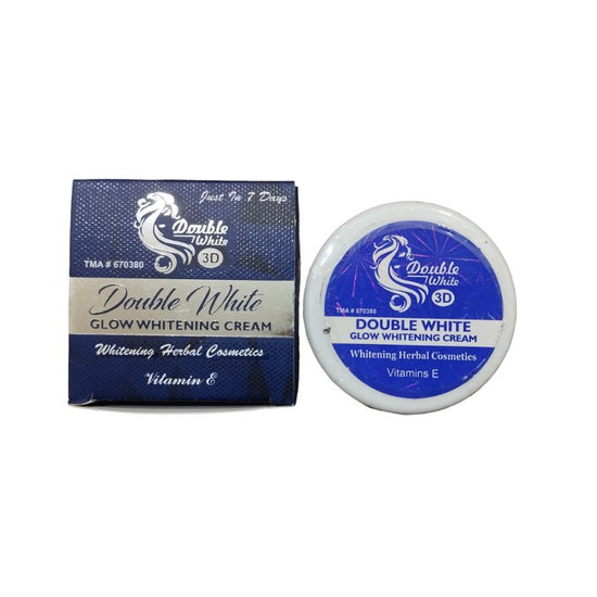 Double White Whitening Cream 3D with Vitamin E Herbal Cosmetics – Posha.Pk