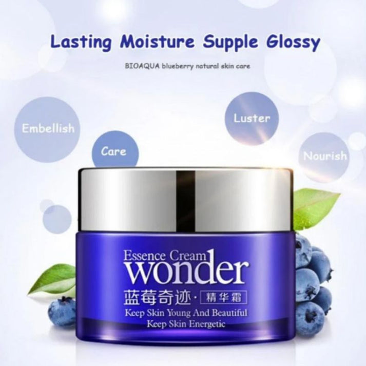 BIOAQUA Blueberry Wonder Essence Cream Revive Renew and Refine Your Sk ...