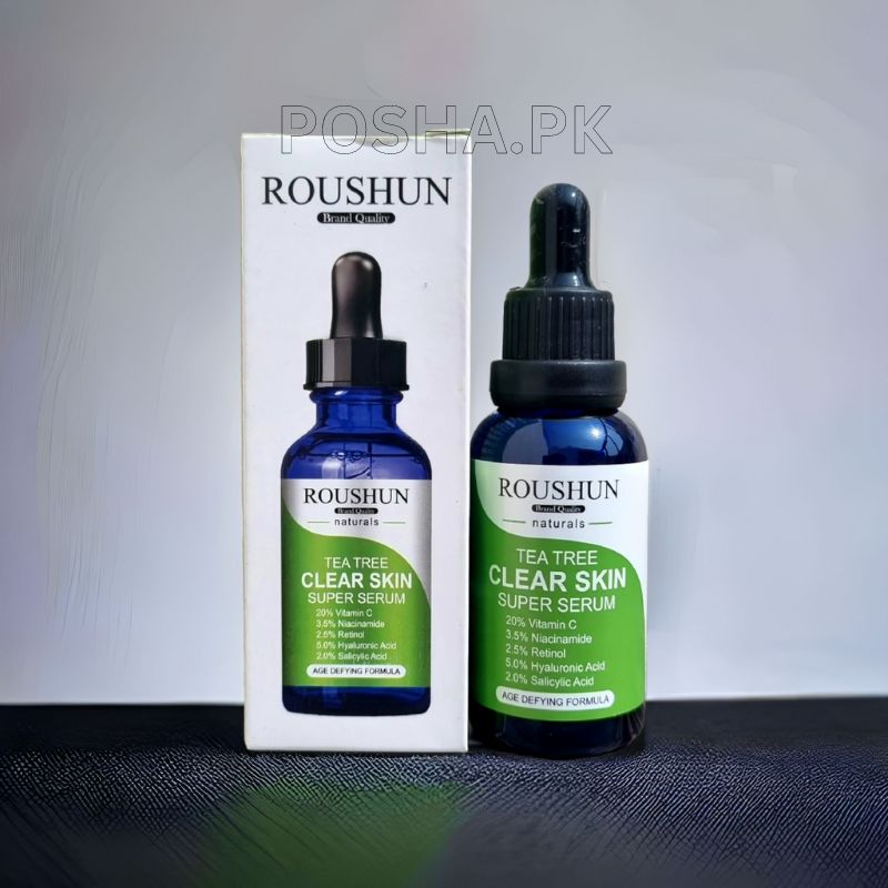Roushun Tea Tree Serum Clear Skin Super Serum – Posha.Pk